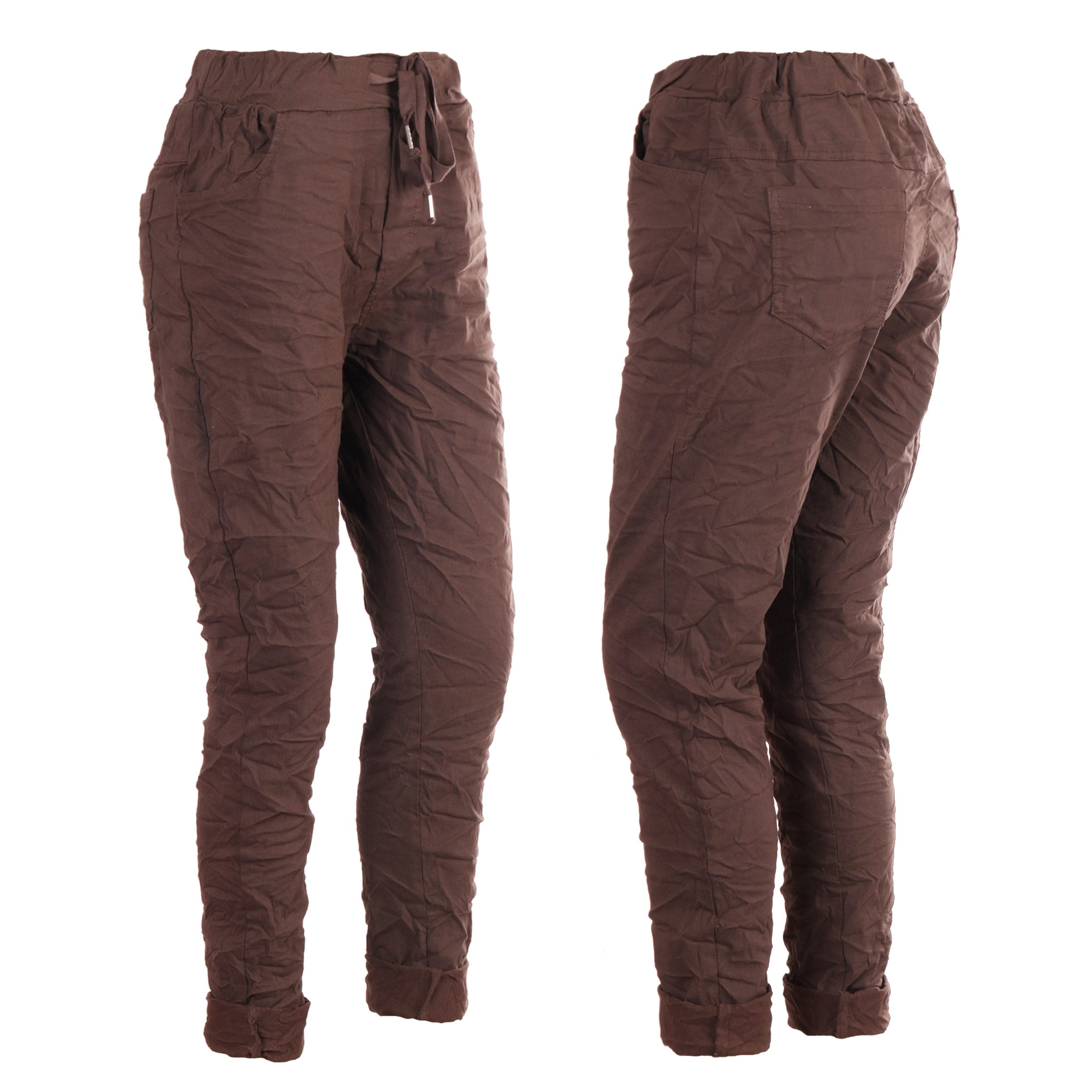 Nexfave® Italian Magic Trousers for Women UK Ladies Stretch Pants Made ...