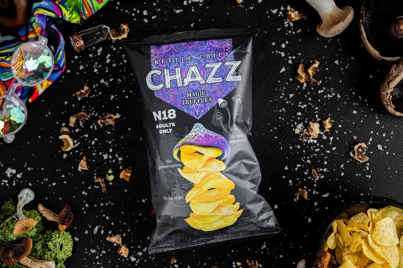 Potato Chips With Truffles CHAZZ N-18 90 G Lithuanian Potato - Etsy