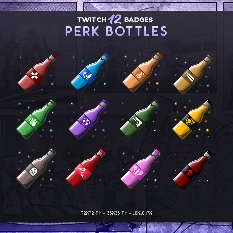 Call of Duty Perk Bottles - Etsy