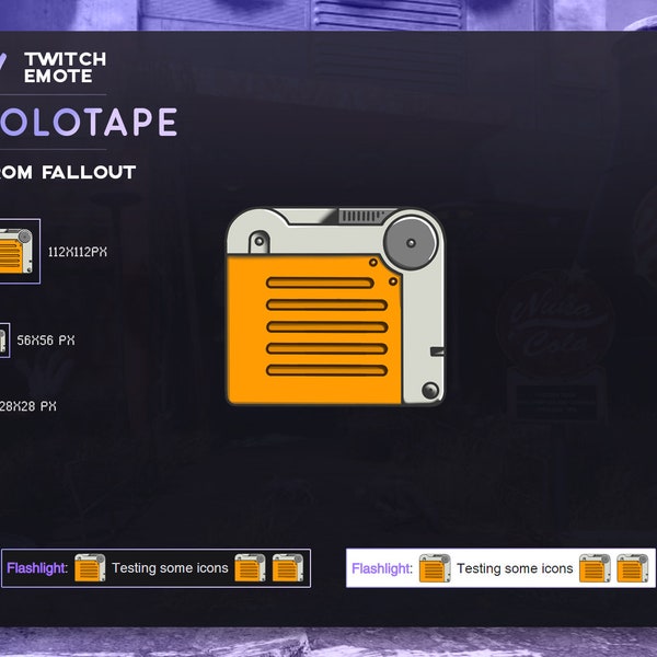 Twitch Fallout Emotes - Etsy