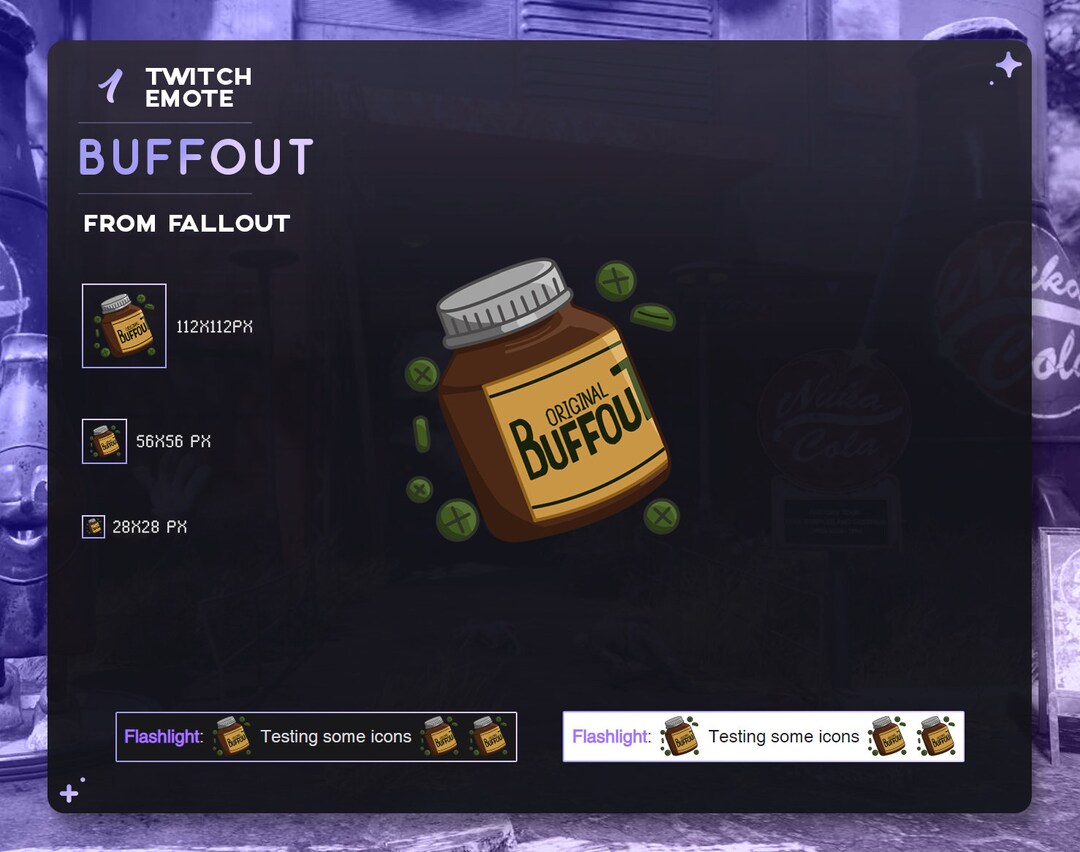 Twitch Emote Buffout | Fallout Inspired Buffout Emote - Etsy