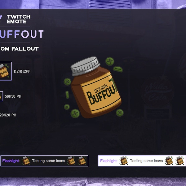 Twitch Fallout Emotes - Etsy