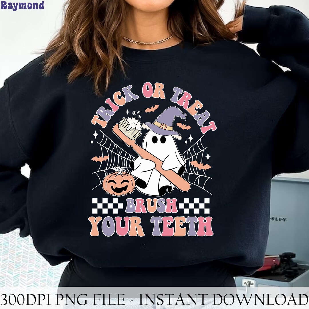 Trick or Treat Brush Your Teeth Png, Dentist Png, Dental Assistant ...
