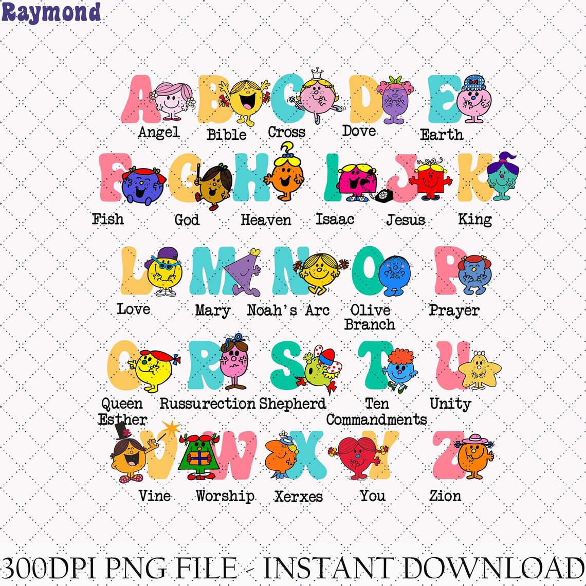 Alphabet Little Miss Teacher Png, Back to School Png, First Day of ...