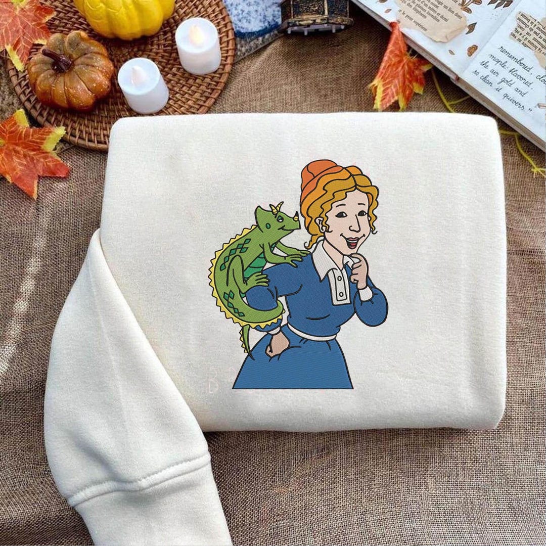 The Magic School Bus Embroidery Sweatshirt, Take Chances Make Mistakes ...