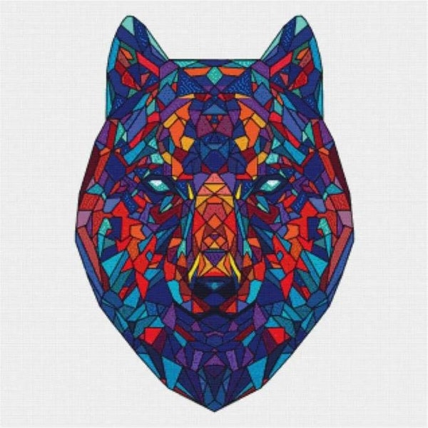 Glass Wolf Table - Etsy