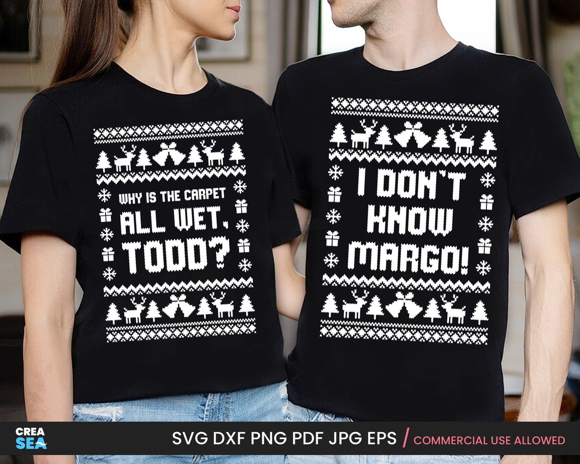 Todd and Margo Svg, Png Christmas Vacation Svg, Why is the Carpet All ...
