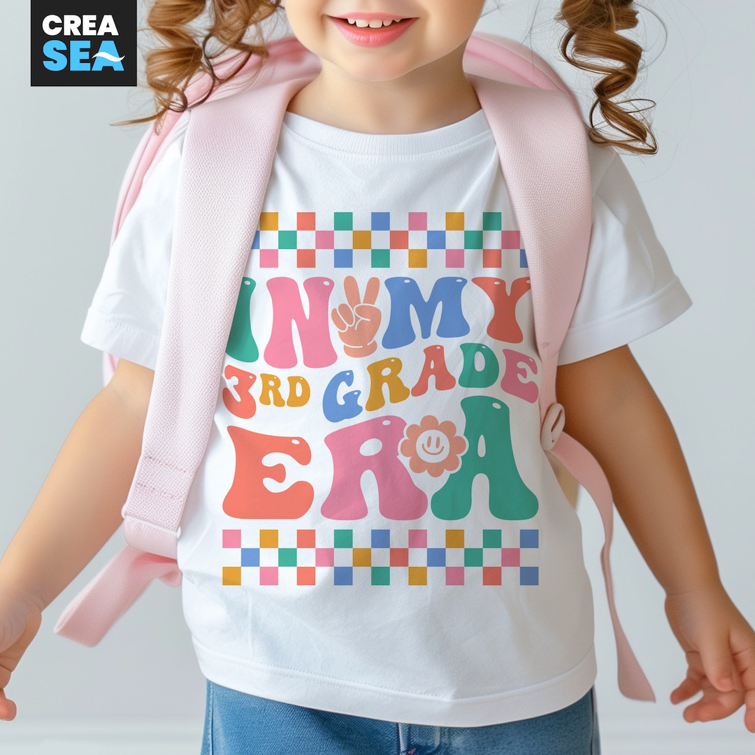 In My 3rd Grade Era SVG, PNG, Third Grade Svg, Boy, Girl, Kids, Back to ...