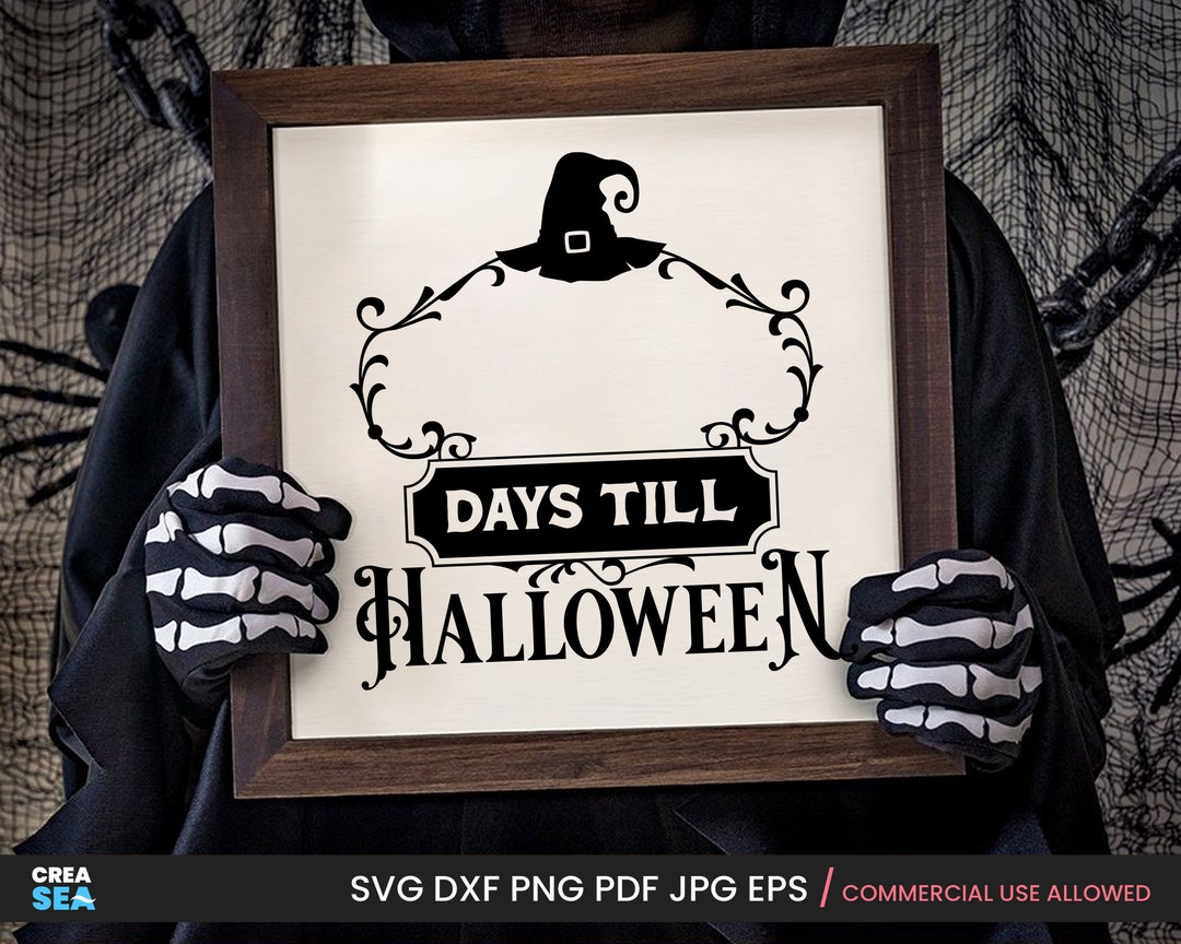 Halloween Countdown Svg Png Days Till Halloween Svg - Etsy