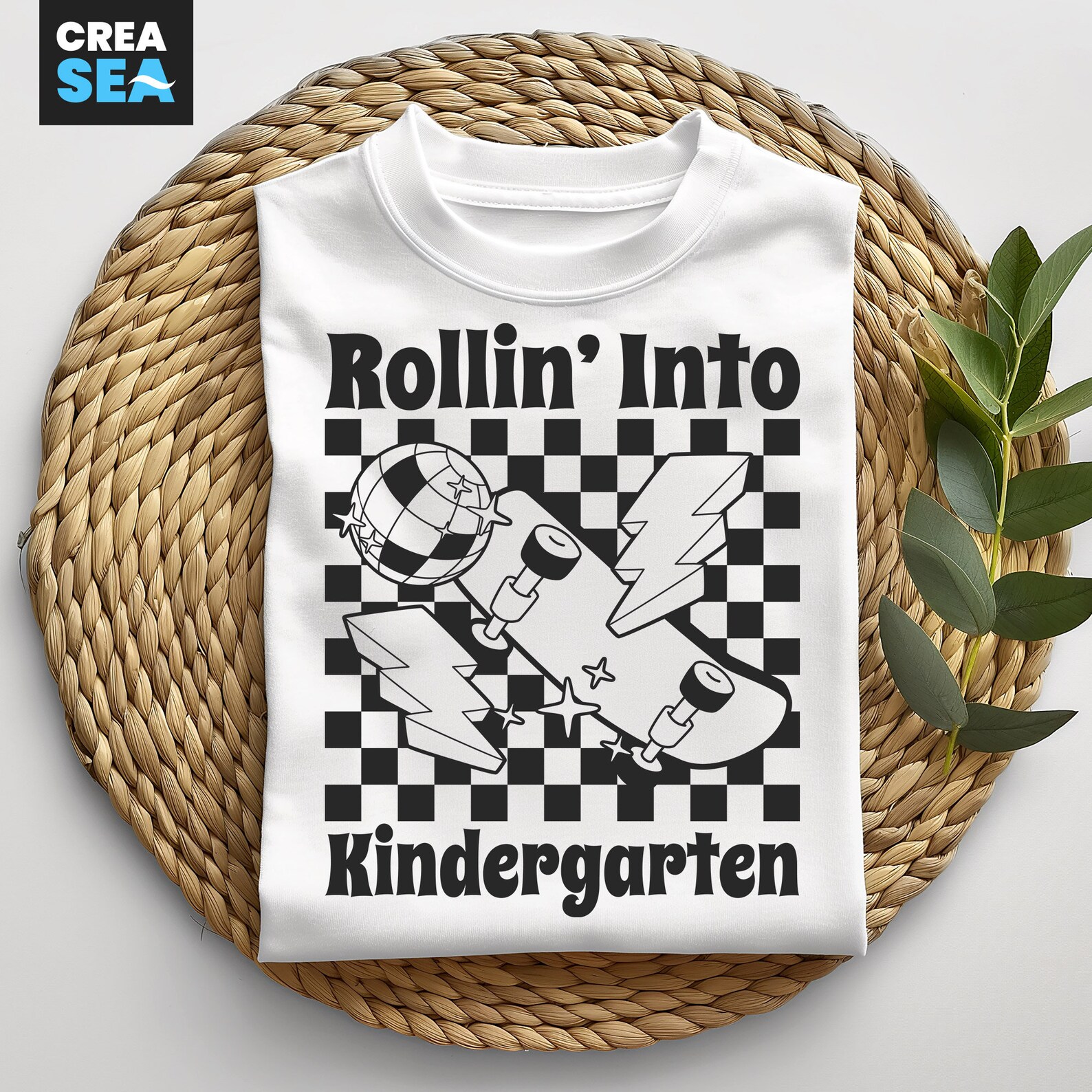 Rolling Into Kindergarten SVG, Back to School Shirt Design (digital ...
