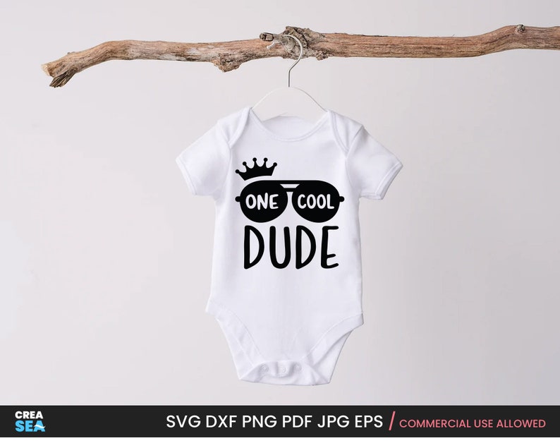 One Cool Dude Svg Family Bundle Birthday Boy's Family - Etsy