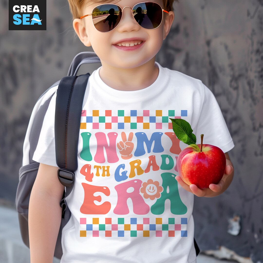 In My 4th Grade Era SVG, PNG, Fourth Grade Svg, Boy, Girl, Kids, Back ...