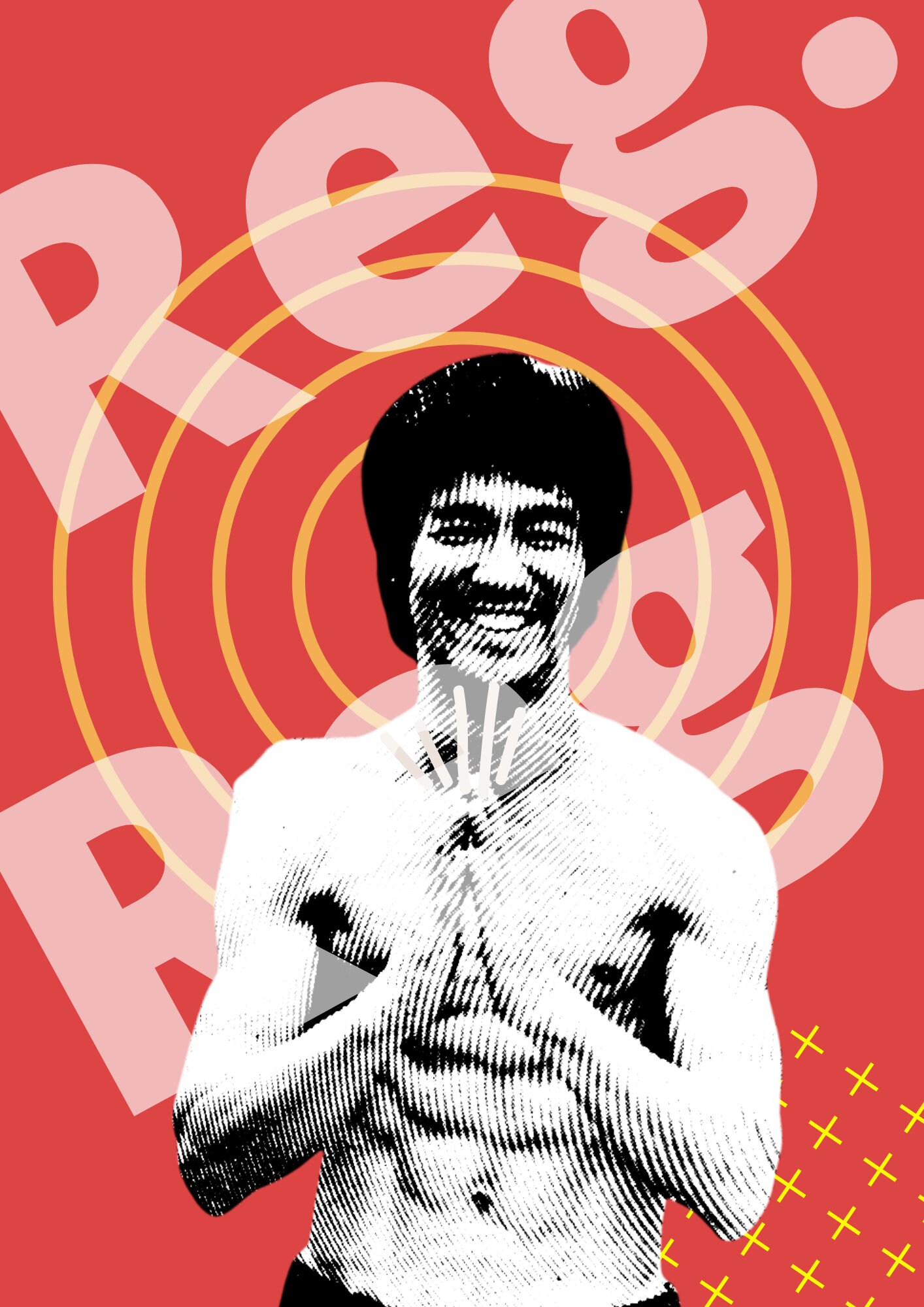 Bruce Lee A4 Digital Art Print Icon Series - Etsy