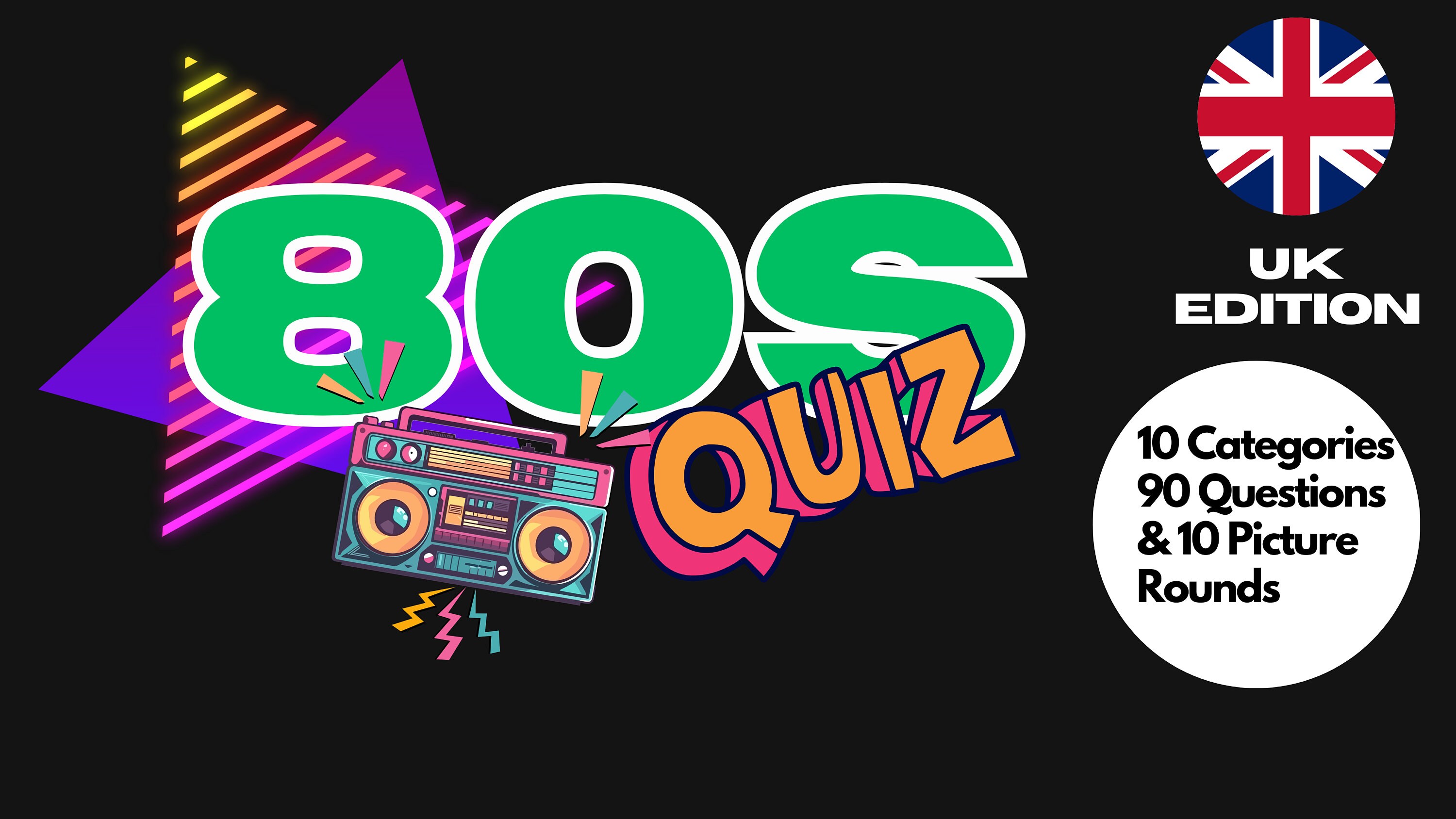 Powerpoint 80s Quiz Fully Editable With Answers Sheet. Great - Etsy
