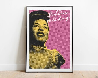 Billie Holiday Digital Print - Etsy