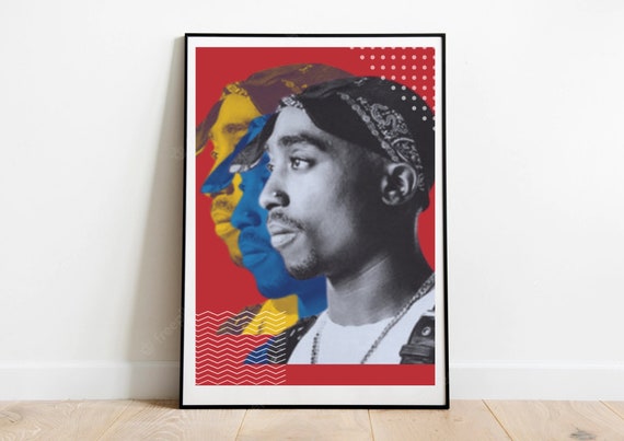 Tupac Shakur A3 Digital Print - Etsy