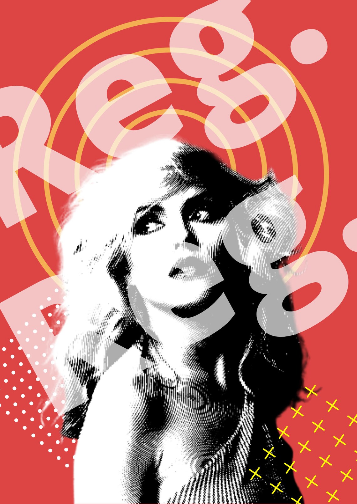 Blondie A4 Digital Art Print Icon Series - Etsy