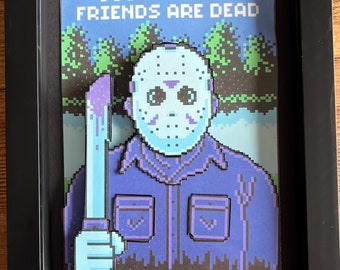 Friday the 13th Jason Pixel Art | Etsy