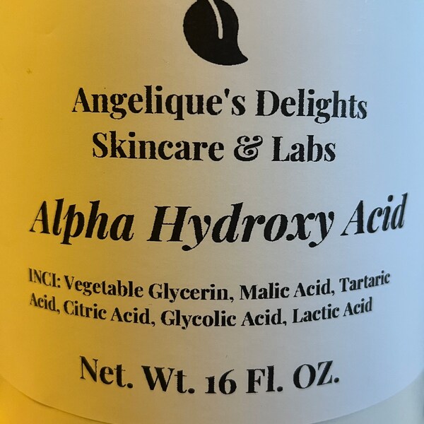 Alpha Hydroxy Acid - Etsy