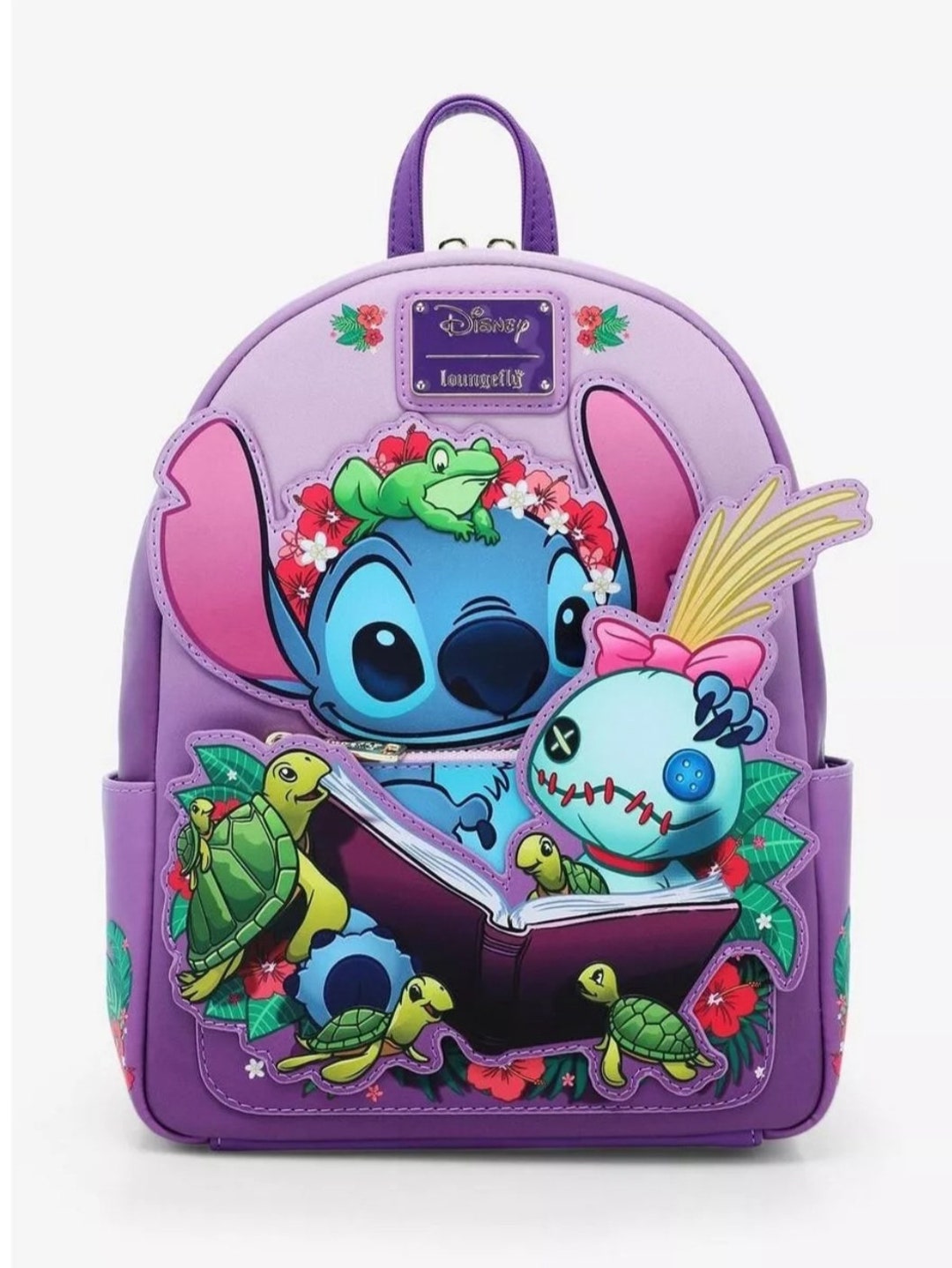 Loungefly Disney Lilo & Stitch Scrump Reading Mini Backpack - Etsy