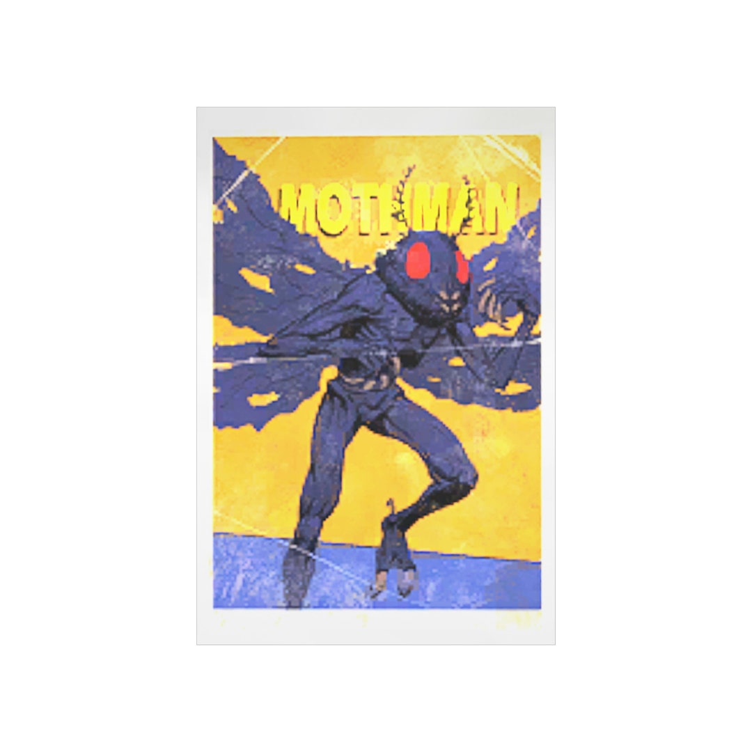 Mothman Fallout 76 Cryptid Card Premium Matte Vertical Posters - Etsy