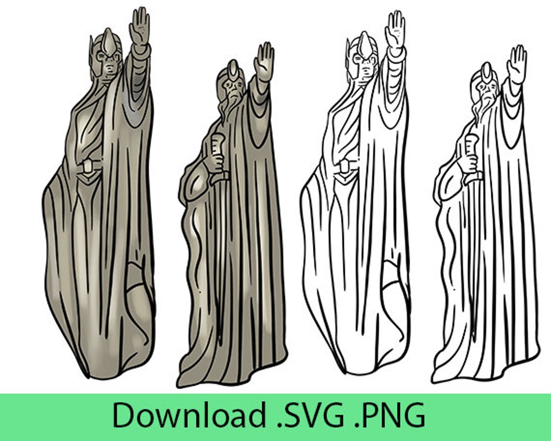 Argonath Lord of the Rings PNG SVG Sublimation Cricut - Etsy