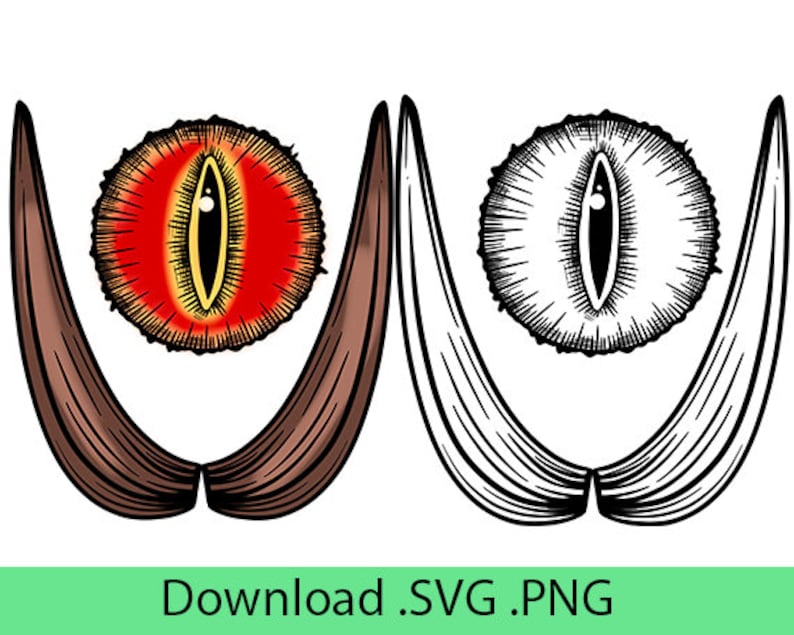 Eye of Sauron Lord of the Rings PNG SVG Sublimation Cricut - Etsy Denmark