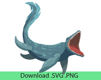 Mosasaurus Png - Etsy