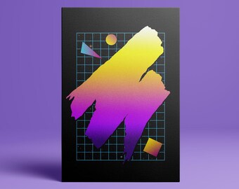 80s Wall Canvas Art - Etsy