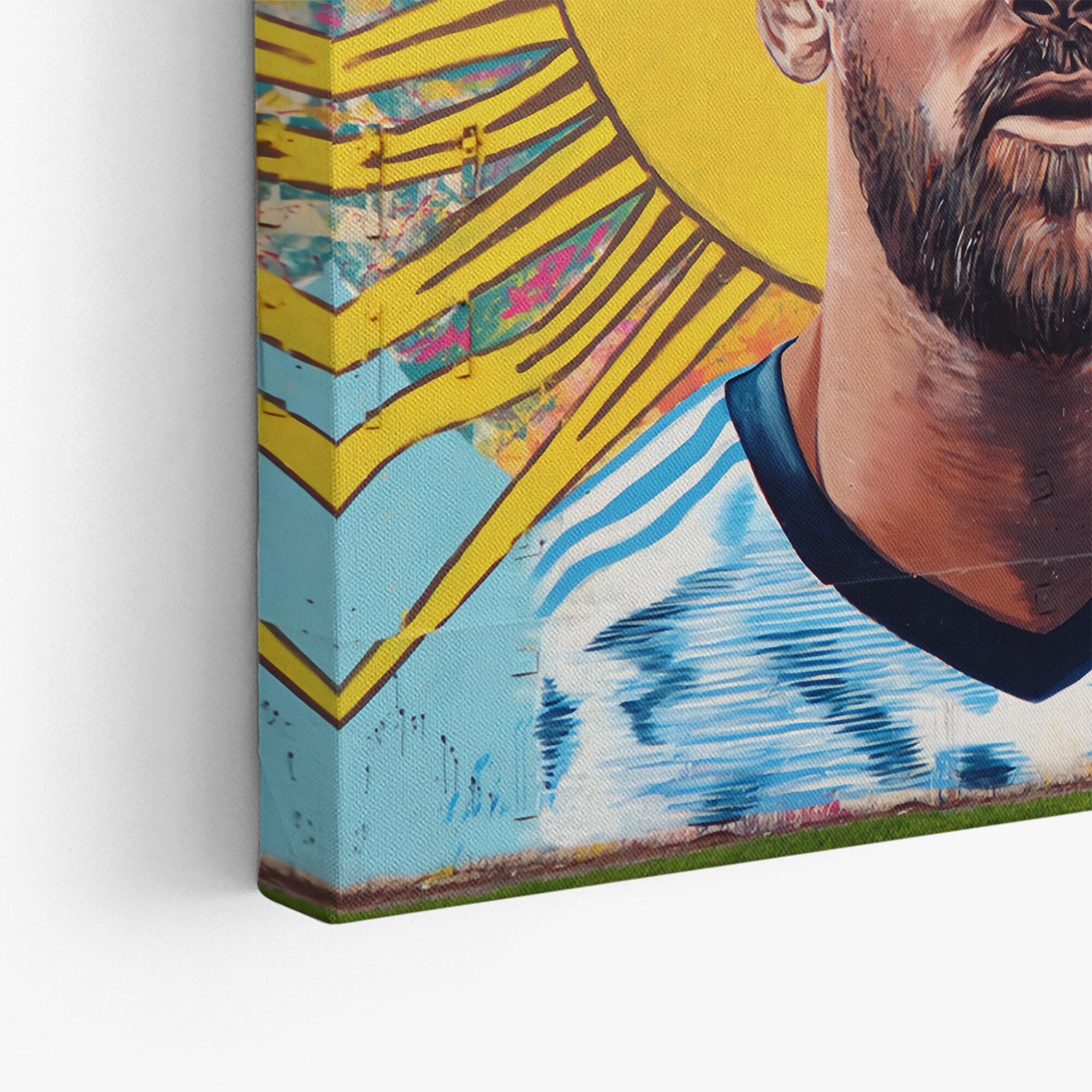 Messi Graffiti Street Art Messi and Maradona Quote Wall Art - Etsy