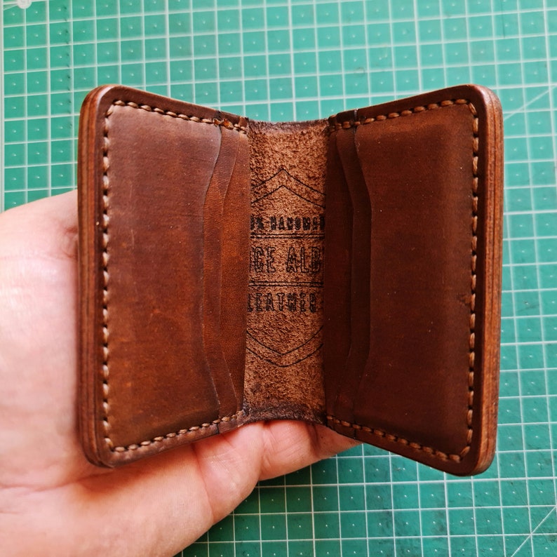Bi Fold Leather Wallet PDF Pattern - Etsy