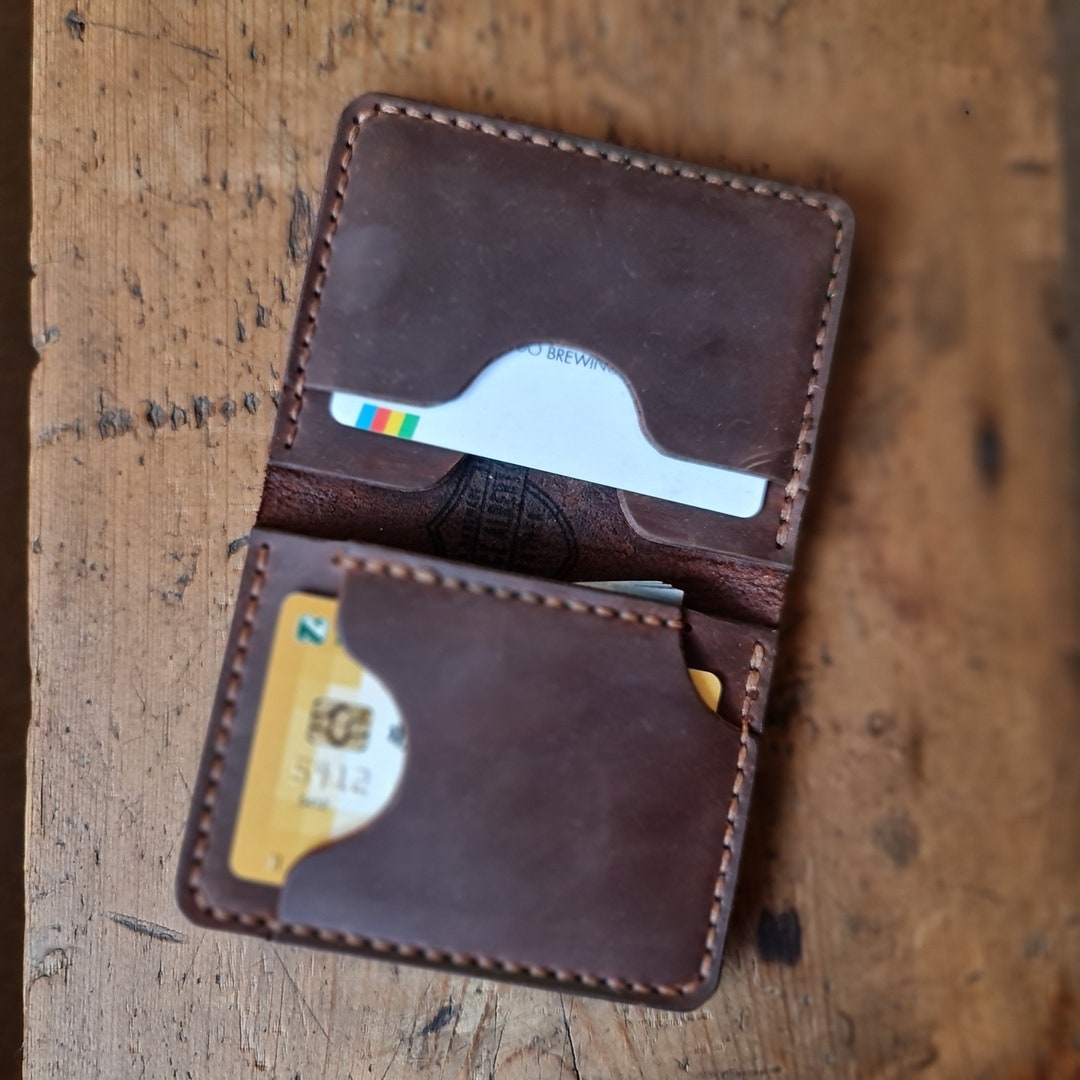 Leather Bi Fold Card Wallet PDF Pattern - Etsy