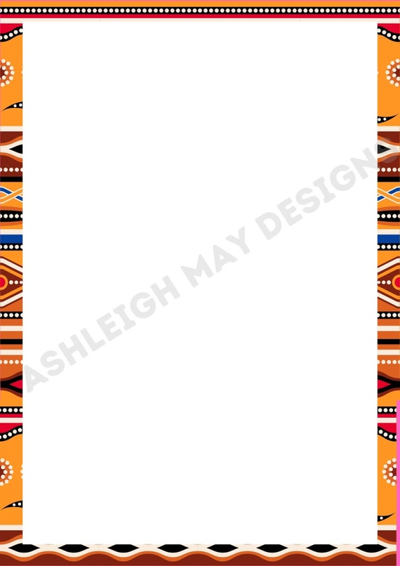 Indigenous Australian Page Boarder - Etsy