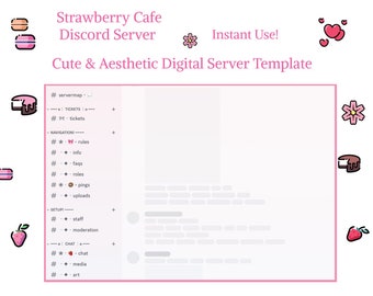Best Pink Discord Server Template - Etsy