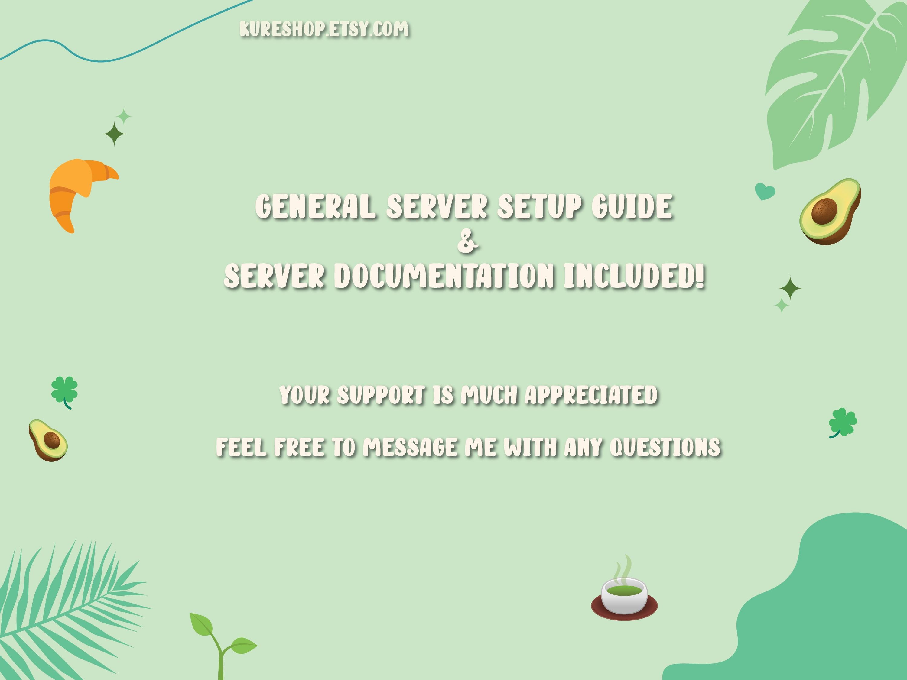 Forest Green Cafe Discord Server Template: Community Server Design ...