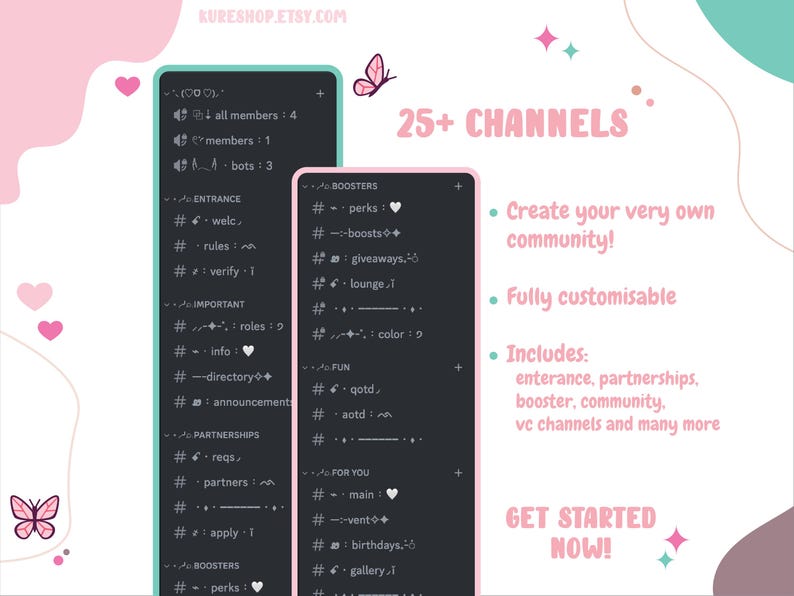 White Minimalistic Discord Server Template: 40+ Roles, 25+ Channels (instant Download) - Etsy