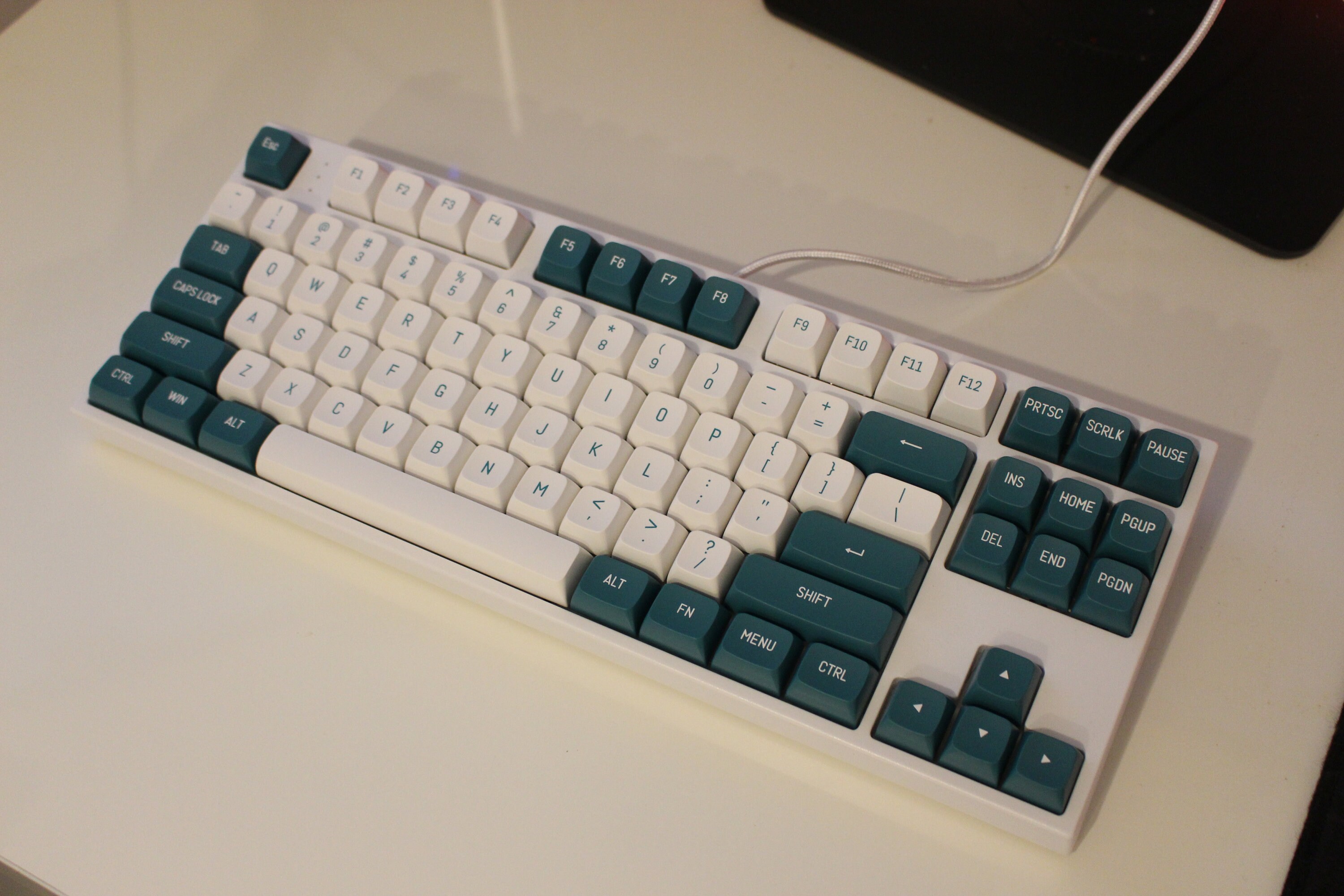 Keycaps / Green White / 149 Keys - Etsy
