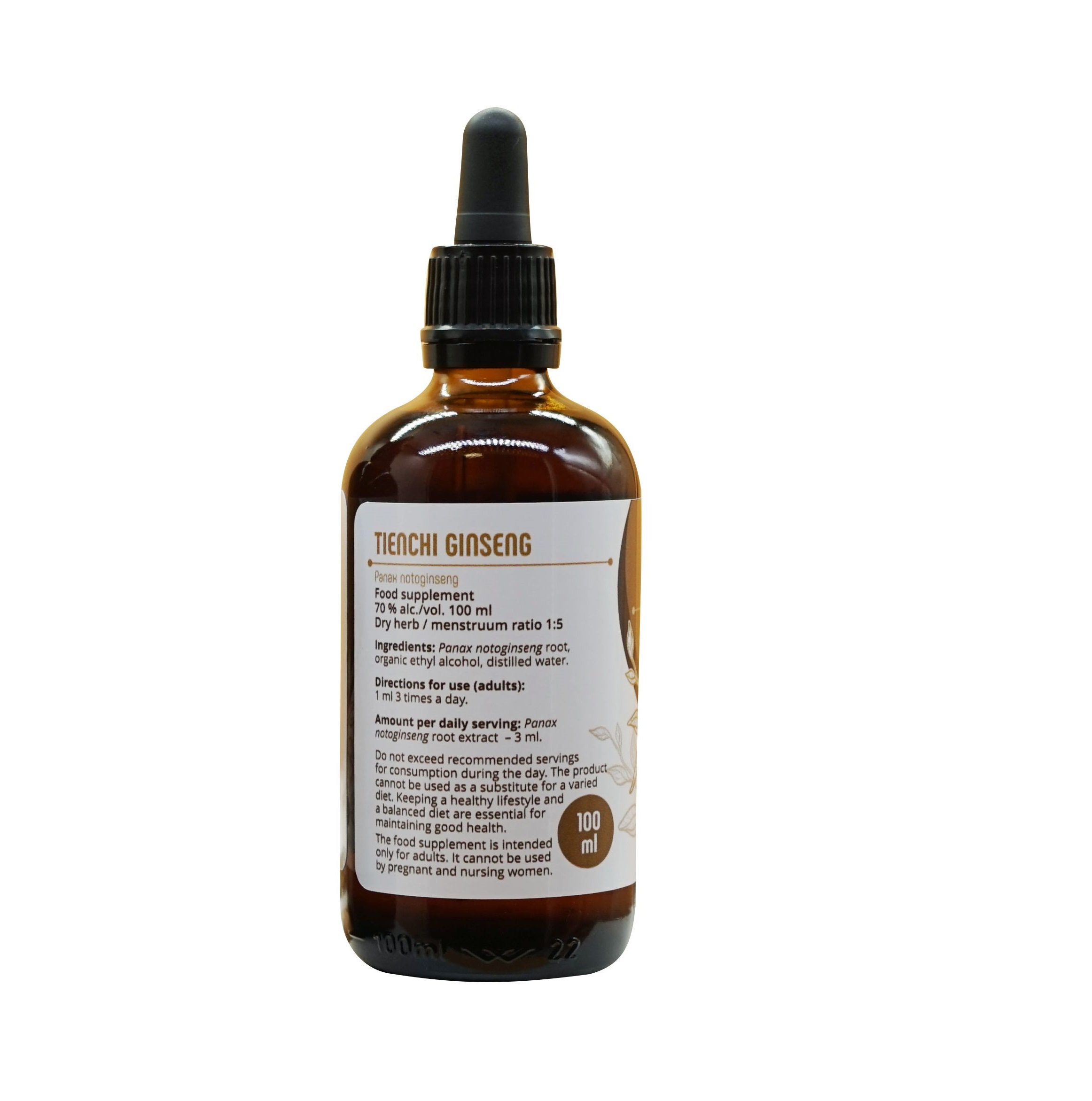 Tienchi Ginseng Tincture 1:5 (100ml) - Etsy