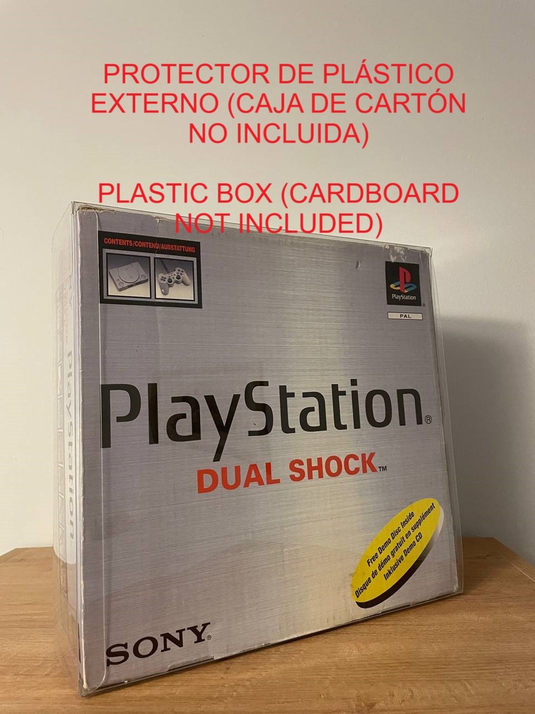 Protector de plástico PET - Sony PlayStation 1 PS1 PSX consola en caja ...