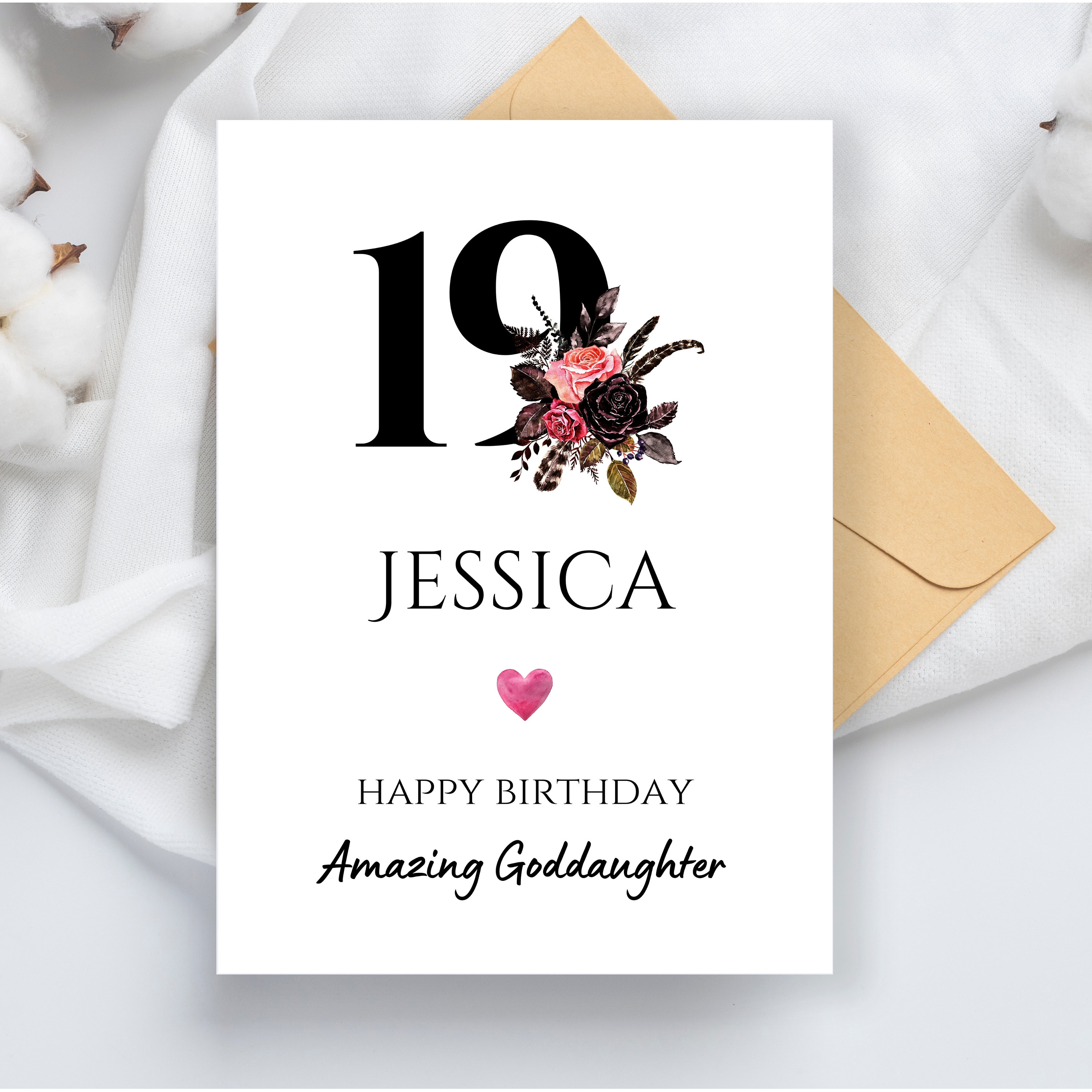 17th Birthday Card Personalised 17 Birthday Card for Daughter Niece ...