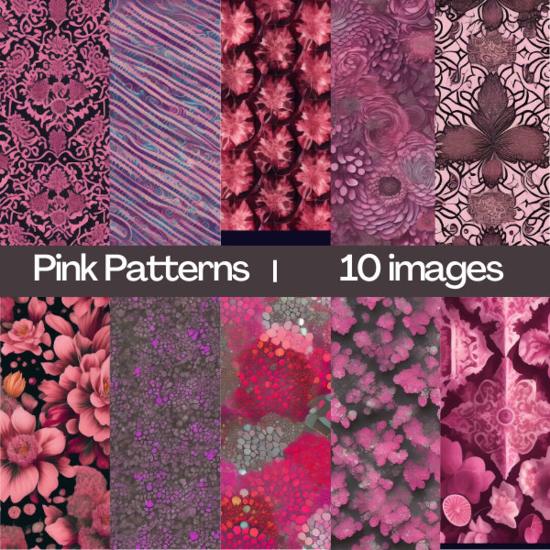 Seamless Pink, Digital Paper, Sparkly Pink, Repeating Pattern, Pink ...