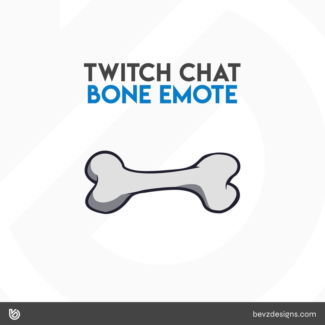 Bone Twitch Subscriber/discord Chat Emote - Etsy UK