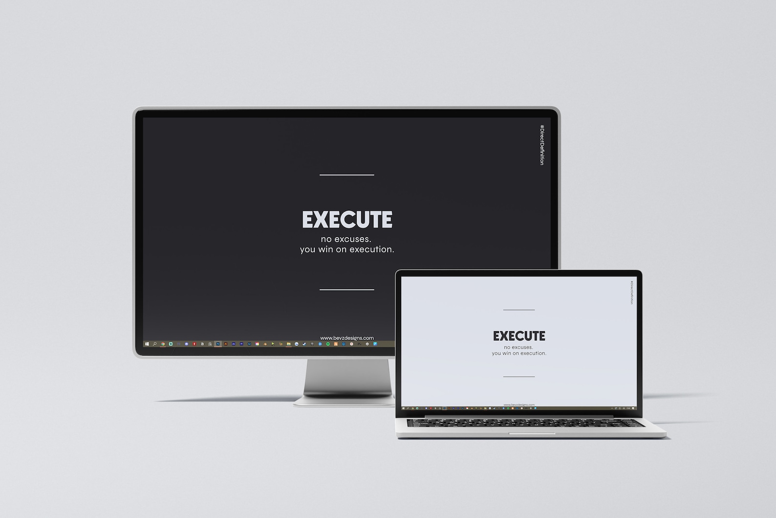 Execute Motivational 1080p/4k PC Desktop Background Positive - Etsy