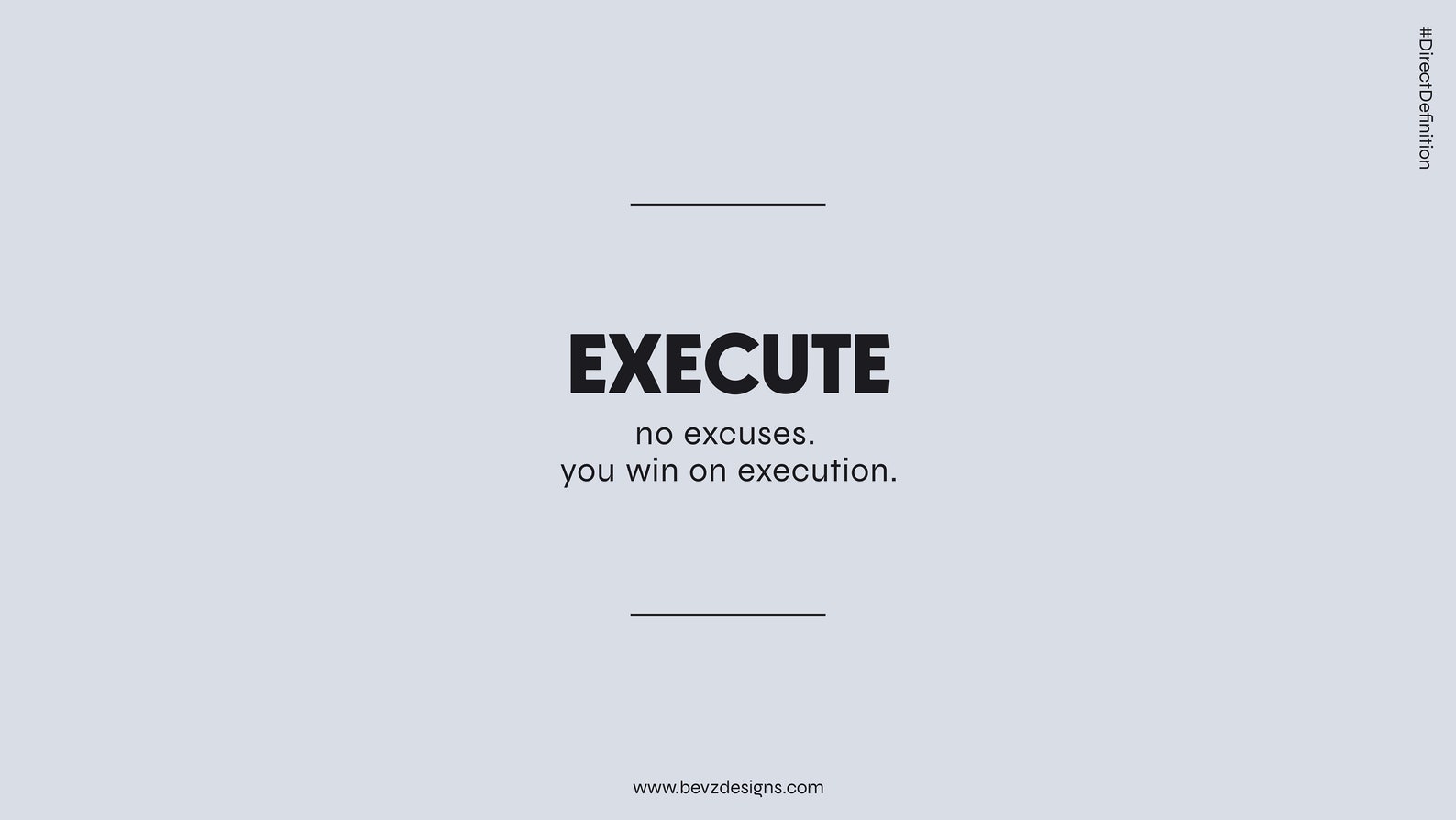 Execute Motivational 1080p/4k PC Desktop Background Positive - Etsy