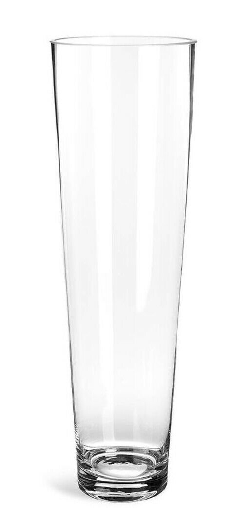 Conical Bottom Vase Glass Vase Conical Flower Vase - Etsy