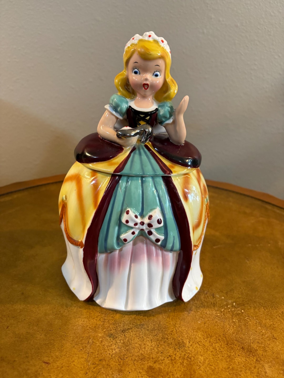 Vintage 1957 Napco Cinderella Cookie Jar Ceramic Storybook Princess - Etsy
