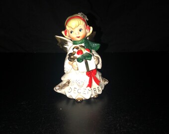 Lefton December Birthday Angel - Etsy