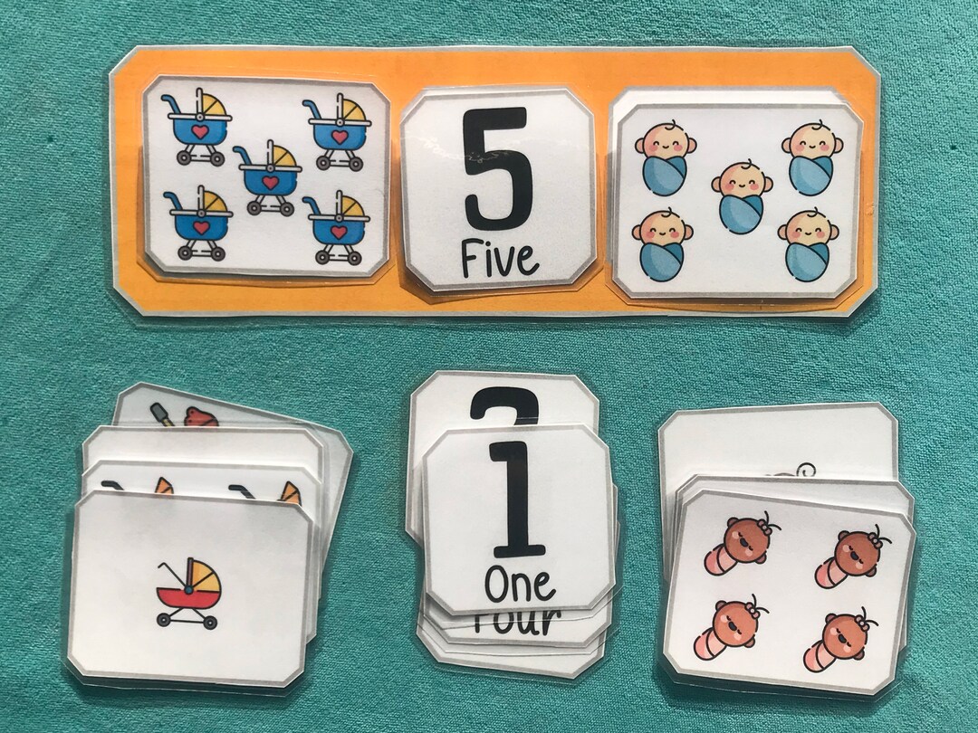 How to Count 1 to 5 Game for Preschoolers Babies and - Etsy