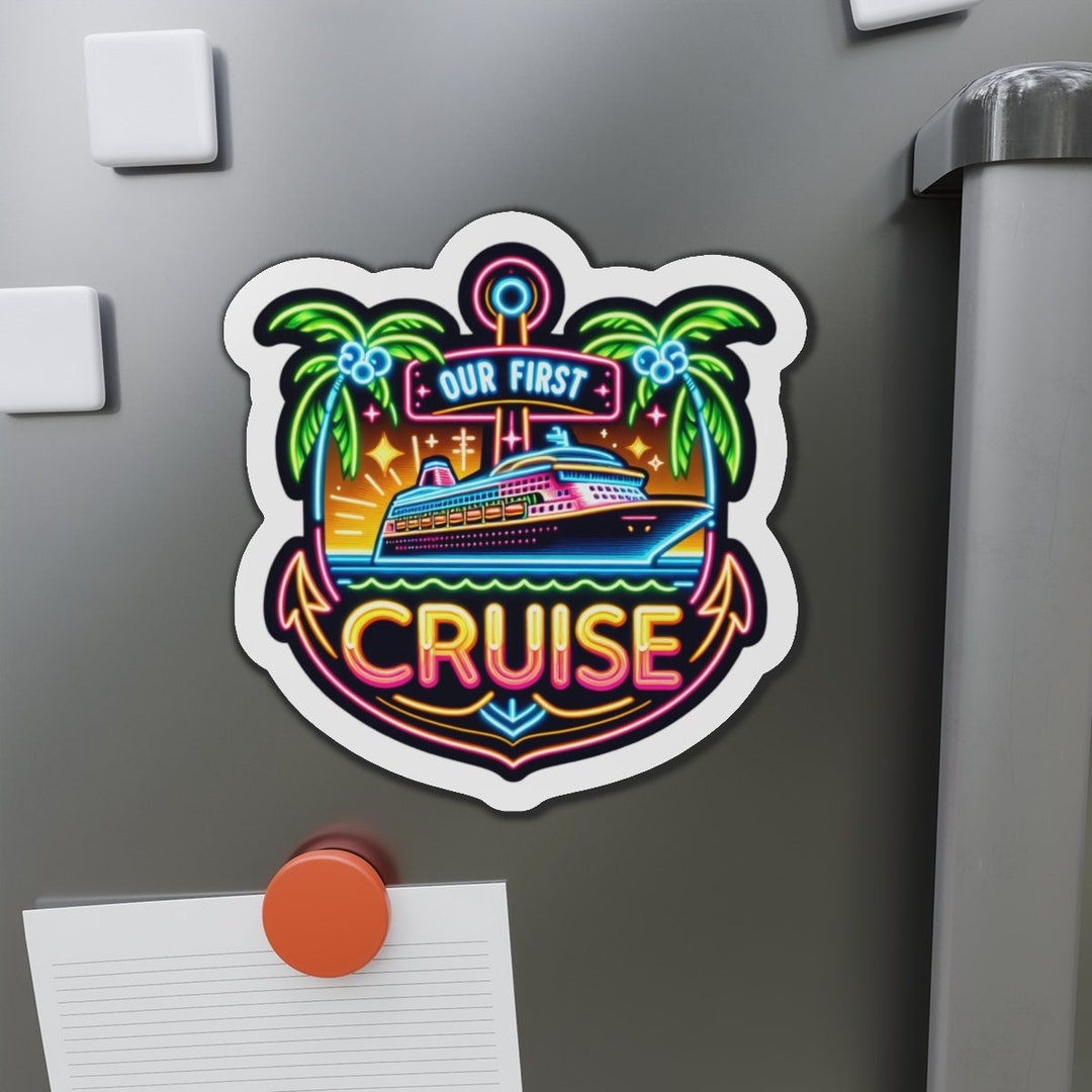Our First Cruise Door Magnet My First Cruise Magnet Cruise Decoration ...