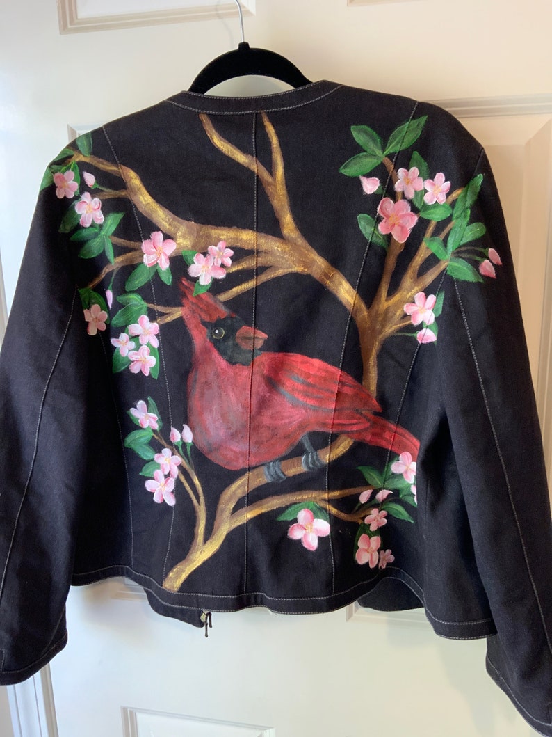 Custom Hand Painted Jean Jackets - Etsy